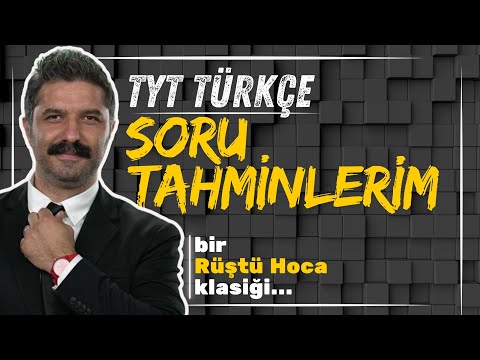 TYT Türkçe Soru Tahminlerim