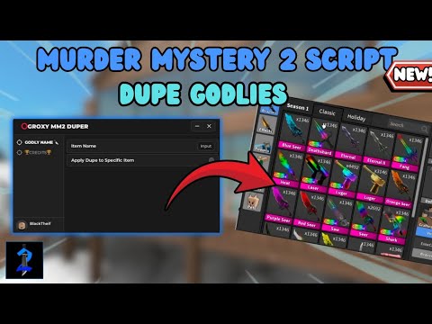 BEST MM2 SCRIPT DUPE GODLIES WORKING JANUARY 2025 (SCRIPT IN COMMENTS AND DESCRIPTION) - YouTube