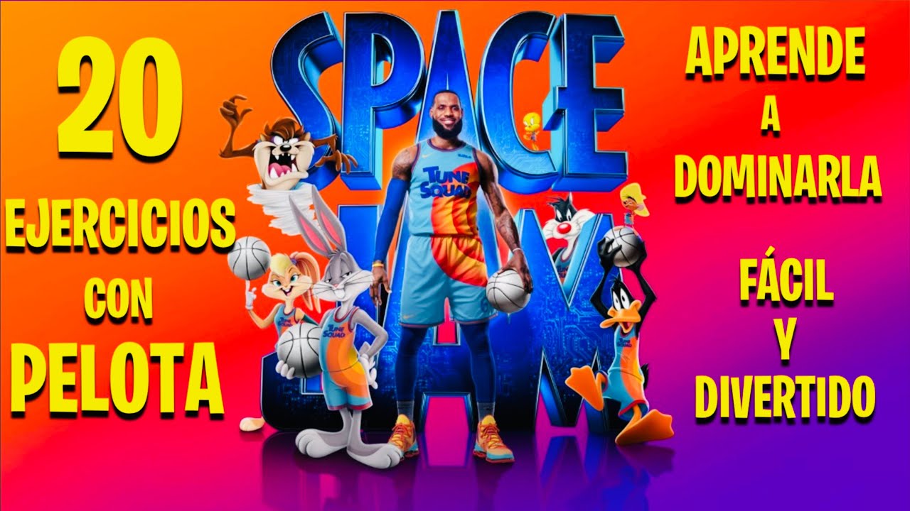 RUTINA de EJERCICIOS con PELOTA 🏀| SPACE JAM 2💥 | EDUCACION FISICA ...