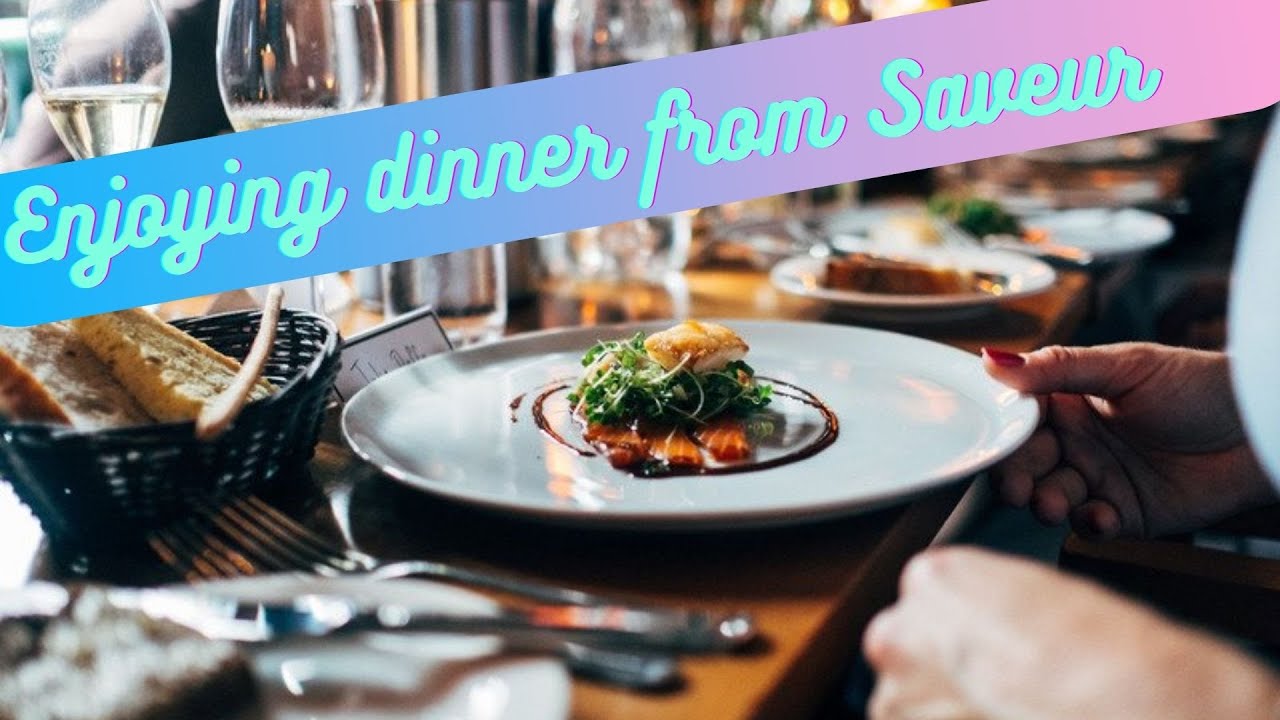 Fine dining @ home by Saveur Bistro - YouTube