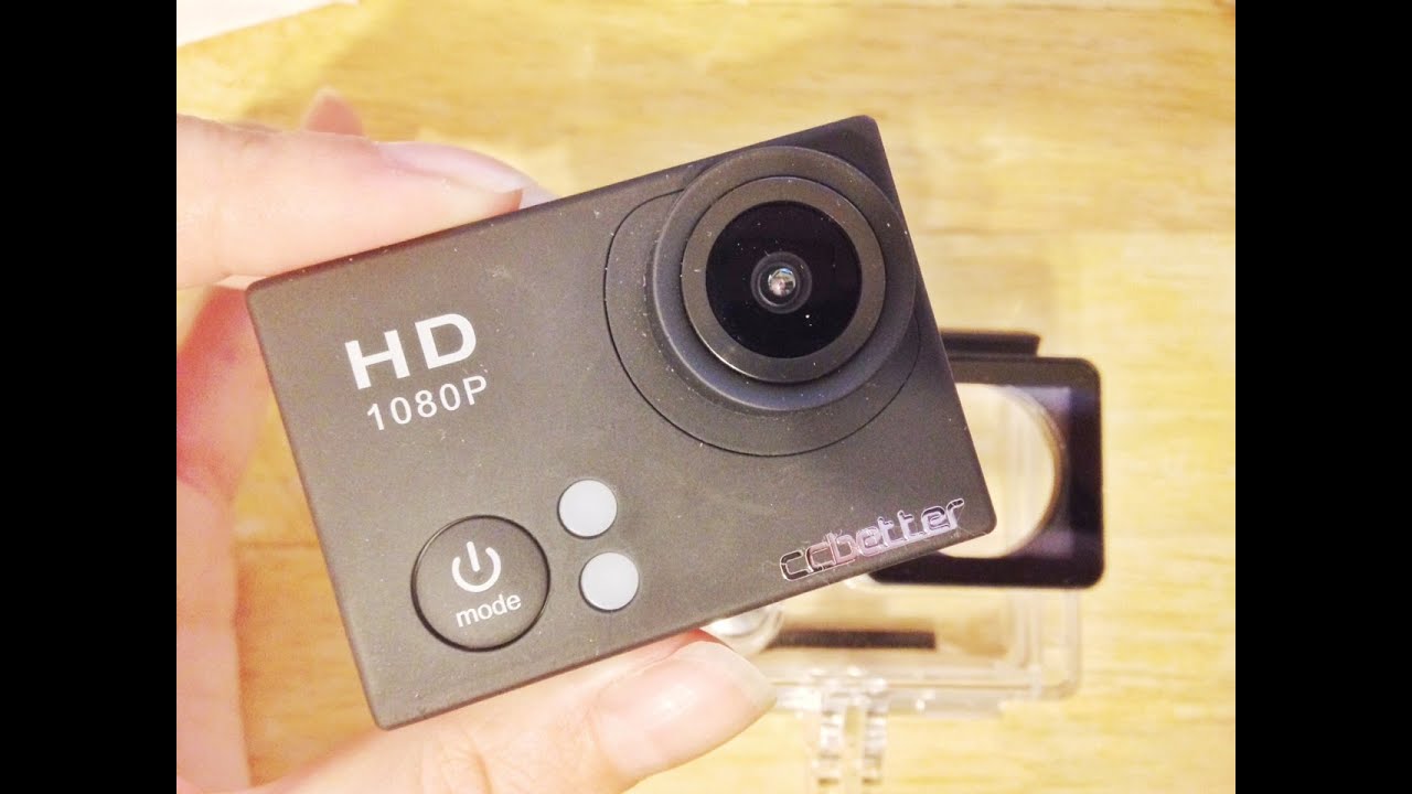 Unboxing & Sample Video 12mp 1080p Sports Action Camera 2 Inch Screen ...