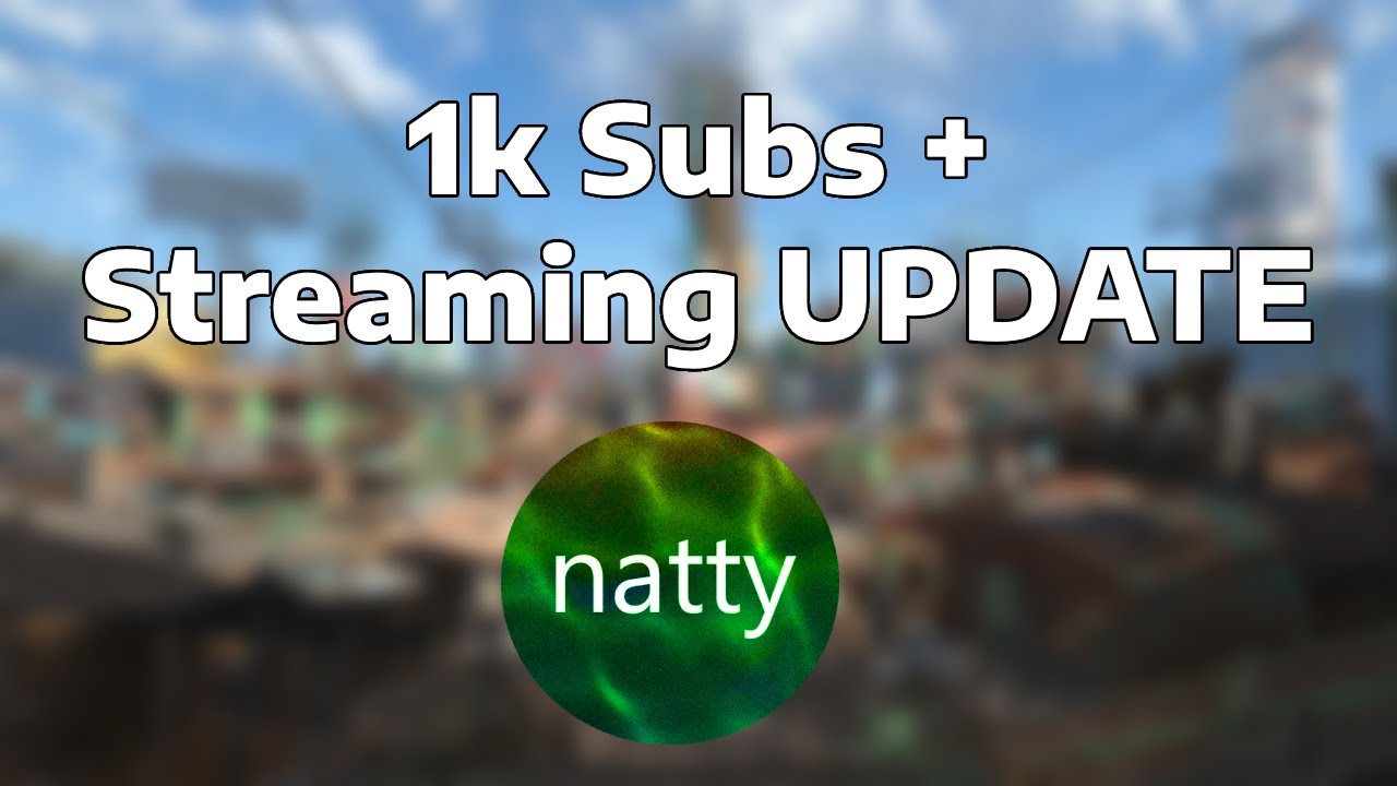 1k Subs + Stream UPDATE - YouTube