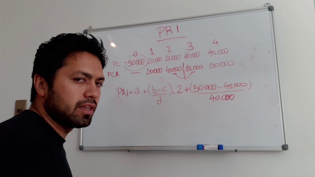 Cálculo de PRI y PRI descontado 2 - YouTube
