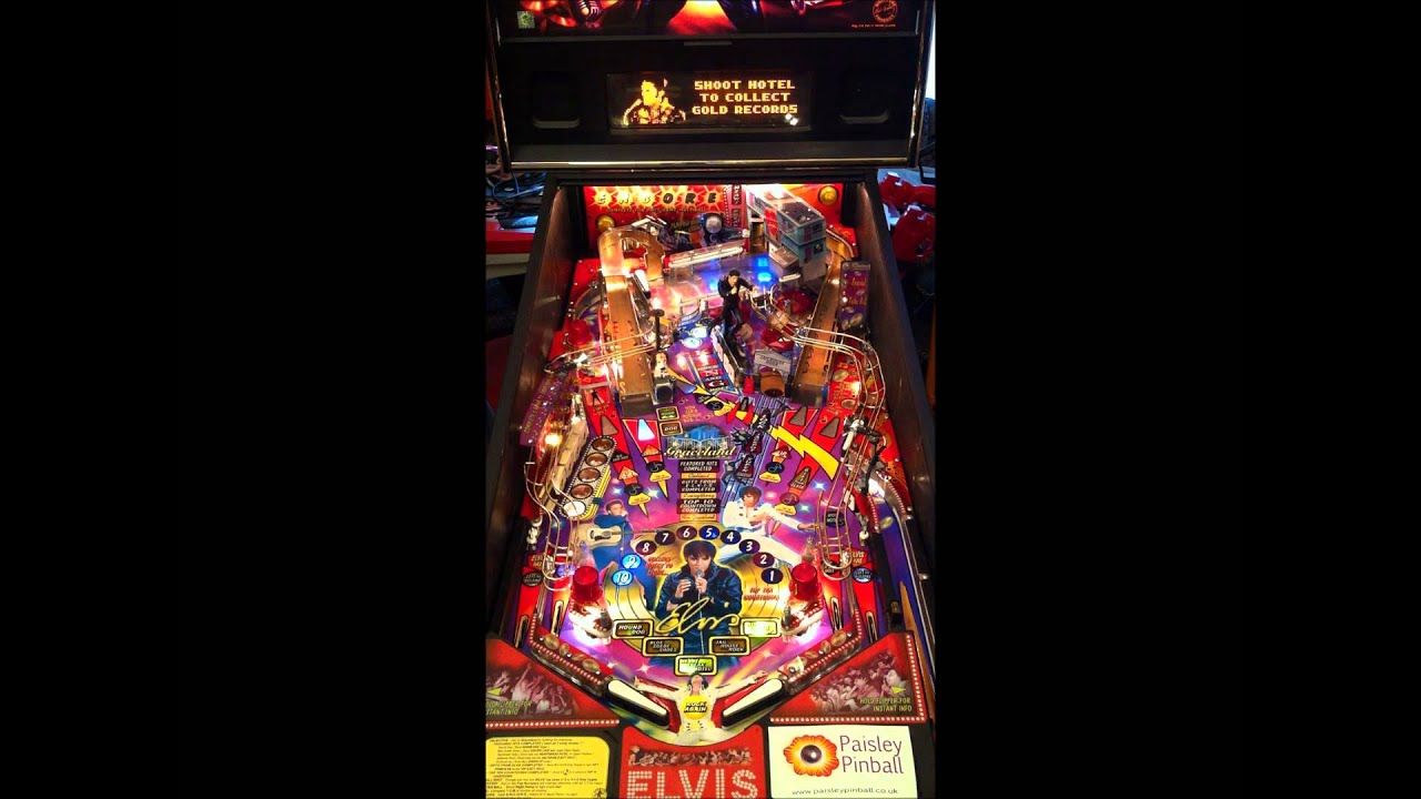 Elvis pinball by stern: Gameplay - YouTube