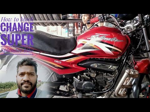 How to block change super Splendor bike | Hero Super Splendor bike ka ...