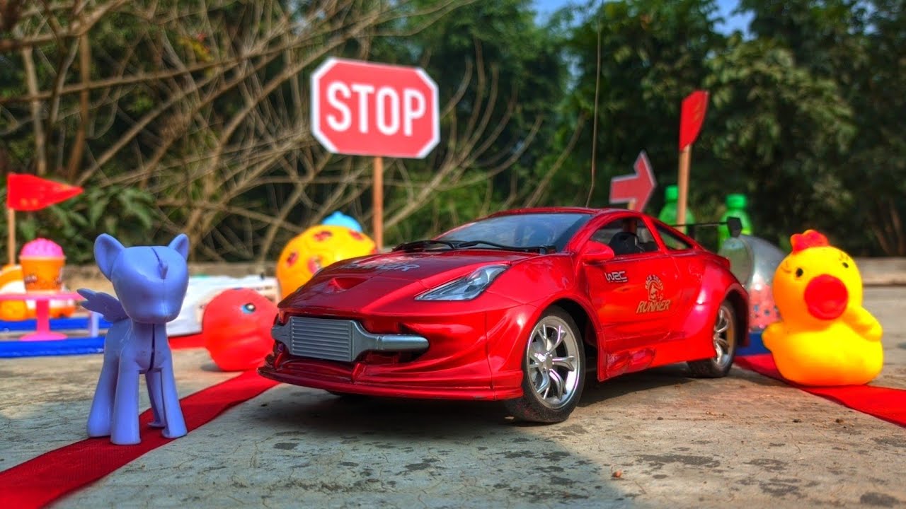 Best toy car videos for kids and make beautiful roads with different ...