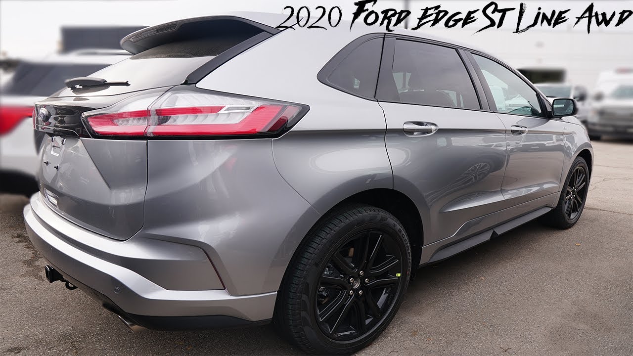 2020 Ford Edge St Line Awd Exterior and Interior Walkaround - YouTube