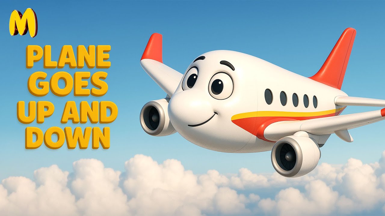 Plane goes up and down l Kids Song l Airplane Song l Nursery Rhyme l ...