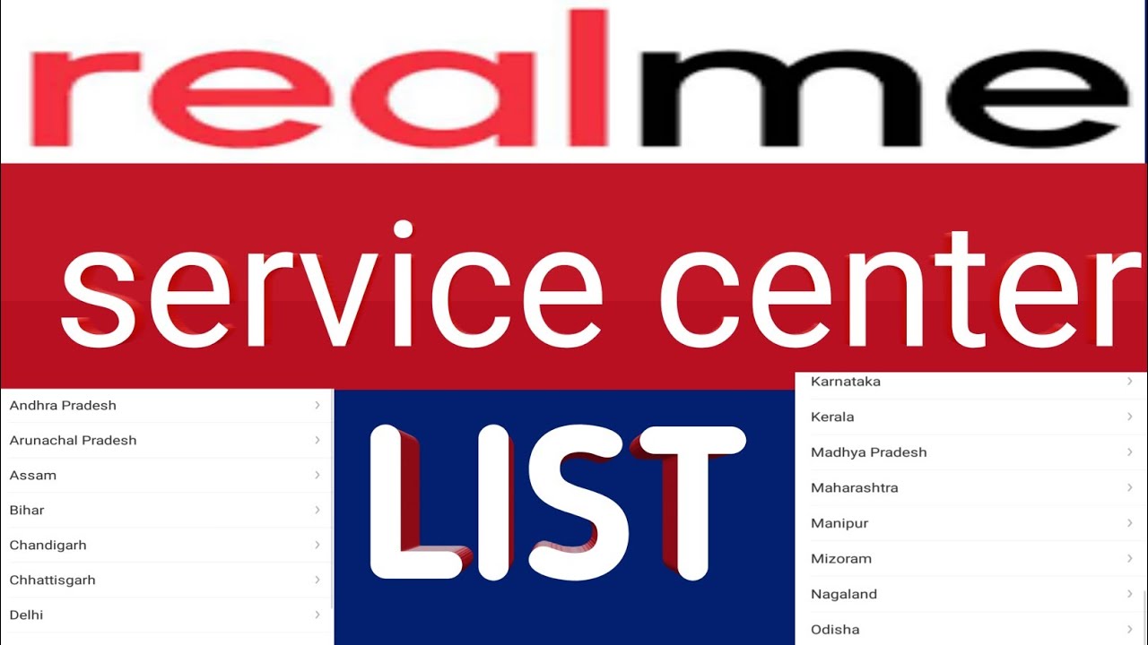 Realme service center in your city... Check service center list. - YouTube
