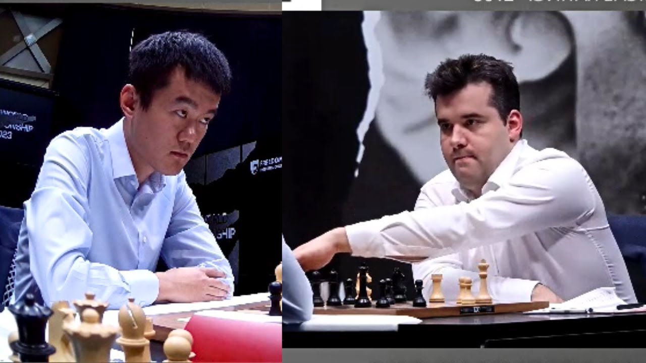 Nepo and Ding look at each other for repetition - YouTube
