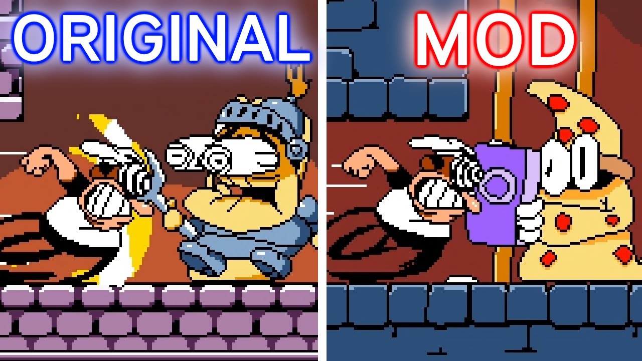 PIZZASCAPE and PIZZASCARE have switched roles! [Pizza Tower CYOP mods ...