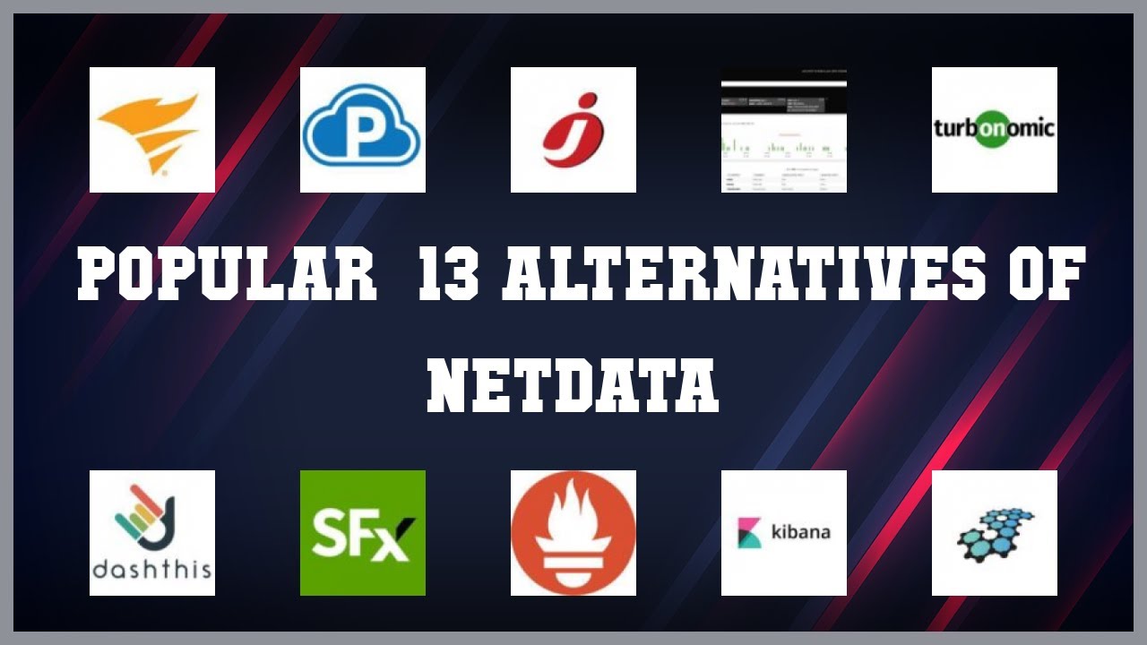 NetData | Top 13 Alternatives of NetData - YouTube