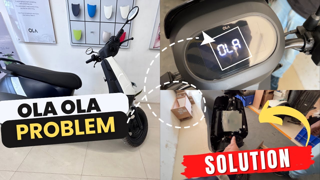 OLA s1 x plus display ola ola showing many times problem | solution ...