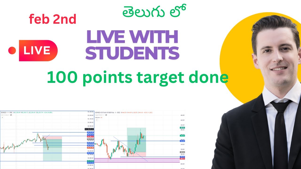 February 2nd.live with students.100 points target done.తెలుగు లో ...