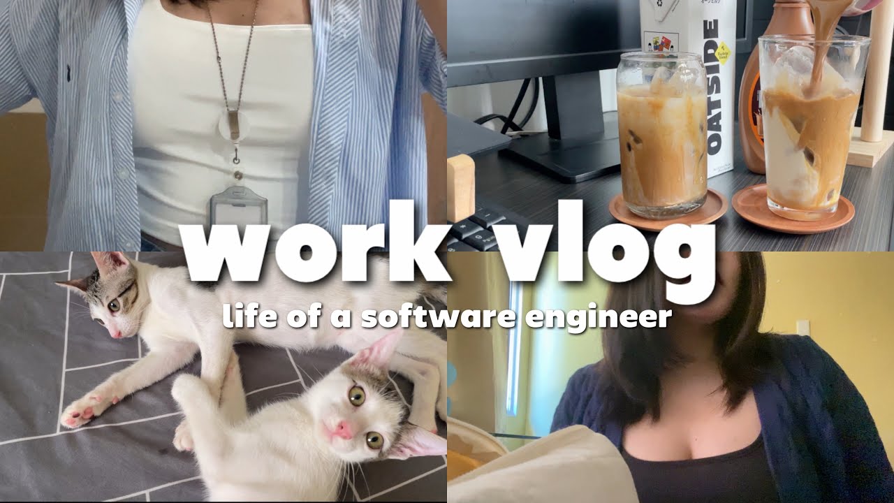 work vlog | a day in a life of a software engineer working in bgc, wfh ...