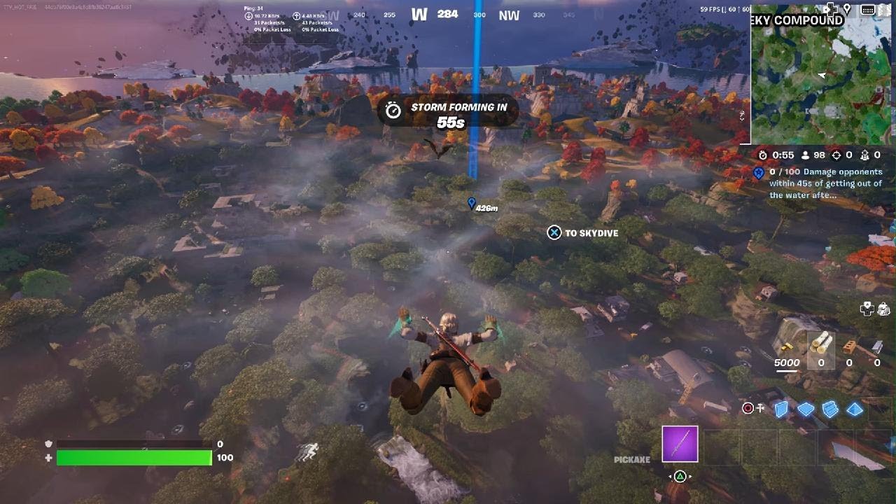 Fortnite first game and first win of the new summer update|first solo ...