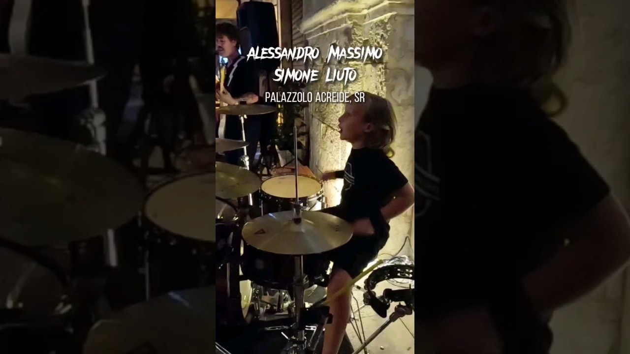 Alessandro Massimo Baviera e Simone Liuto🔝🔥 #rock #drummer # ...