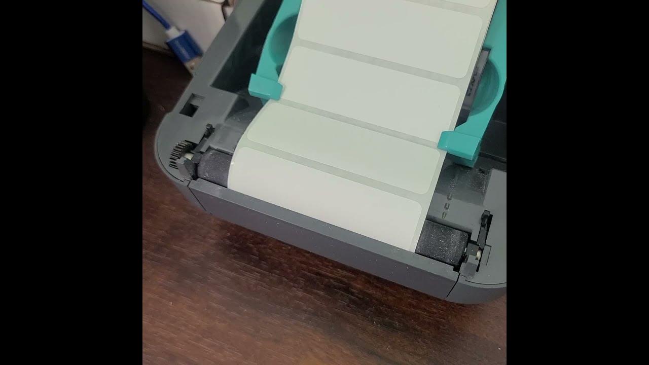 Zebra printer GX420d, GK420d, ZP450, GX420t, GK420t Clean and Replace the Platen Roller - YouTube