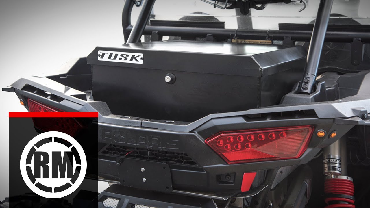Tusk UTV Cargo Box | Polaris RZR 900 Trail, S 900 & S 1000 - YouTube