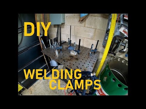 HARBOR FREIGHT CLAMPS FOR WELDING TABLE - YouTube