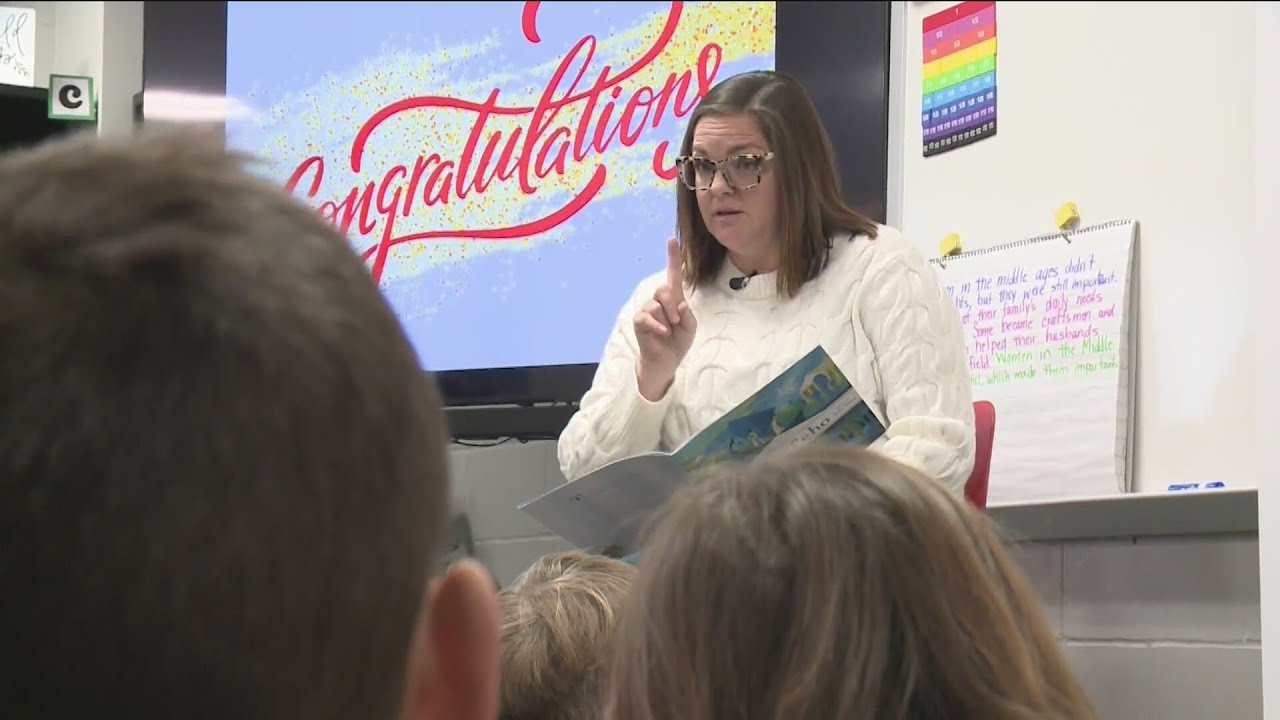 ADM elementary teacher wins Golden Apple - YouTube