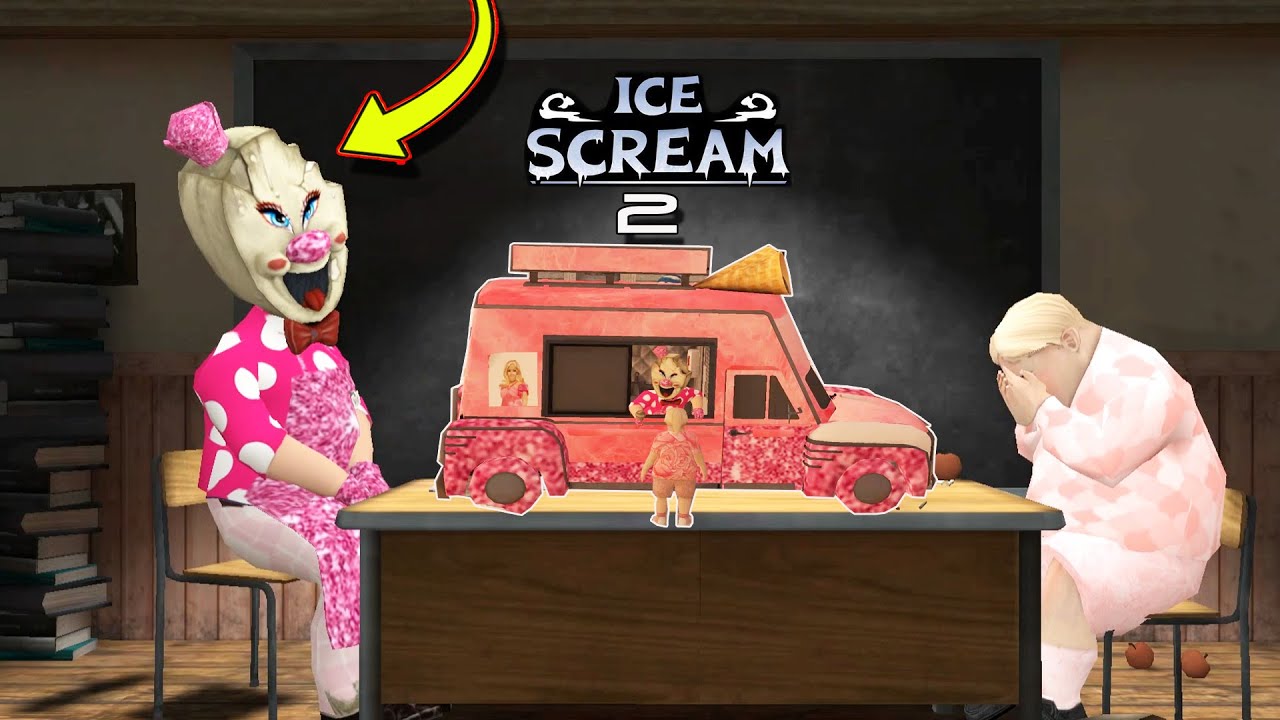 DONDURMACI ROD BARBİE KILIĞINDA 🥶 Ice Scream 2 - YouTube