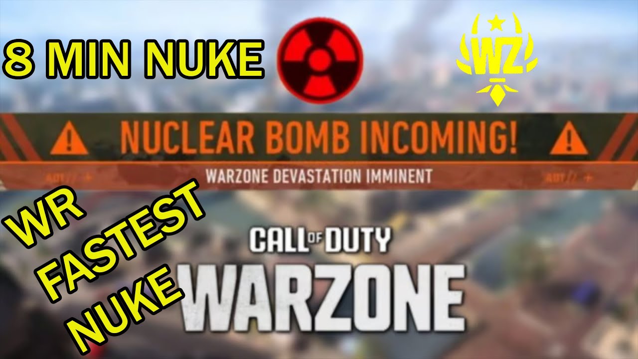 WR Fastest Nuke In-Game Time in Warzone | 8 MIN Nuke (2nd Circle Nuke ...