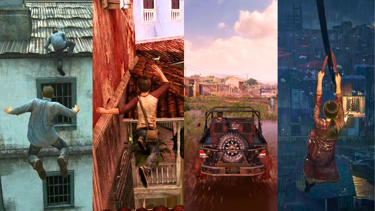 Uncharted - Best Chase Scenes on the PS5 - YouTube