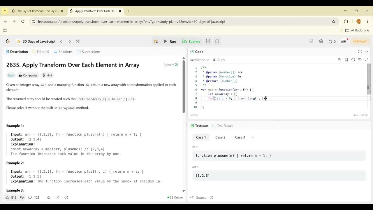 Apply Transform Over Each Element in Array - YouTube