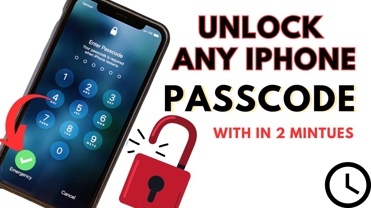 Unlock any iPhone passcode with in two minutes without losing data ...