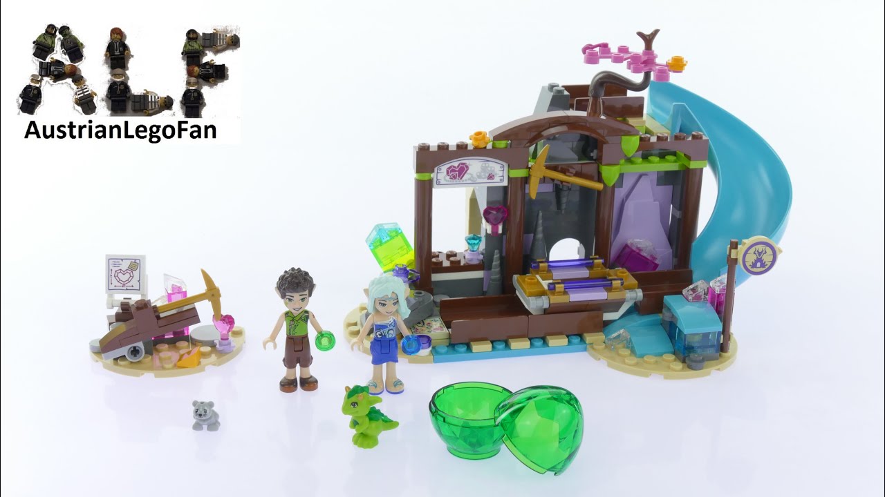 Lego Elves 41177 The Precious Crystal Mine - Lego Speed Build Review ...