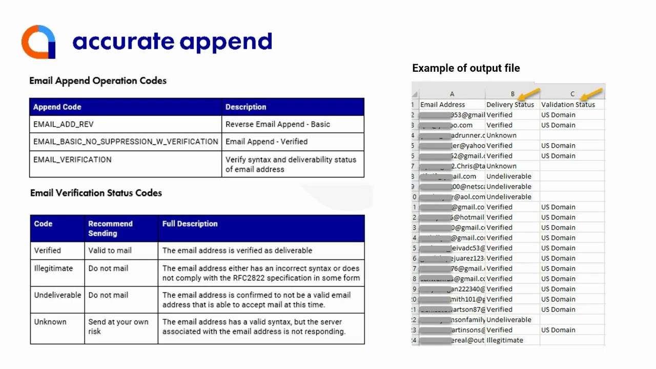 How-To: Use Accurate Append's Real-Time Email Validation - YouTube