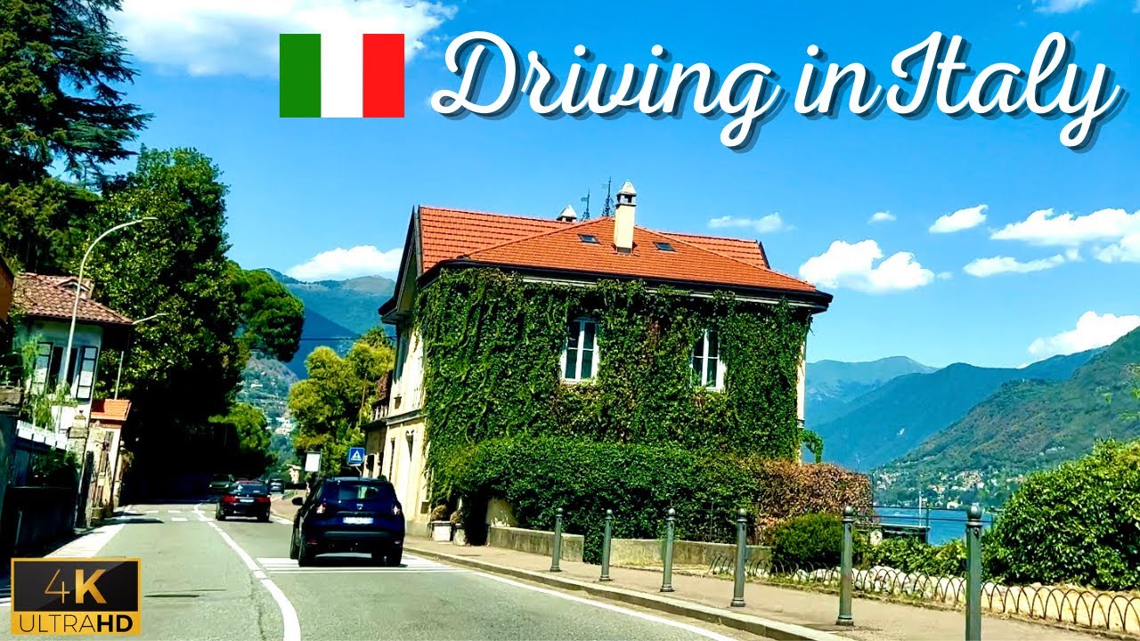 Driving in Italy 🇮🇹 Charming Drive along Lake Como | Relaxing Music ...