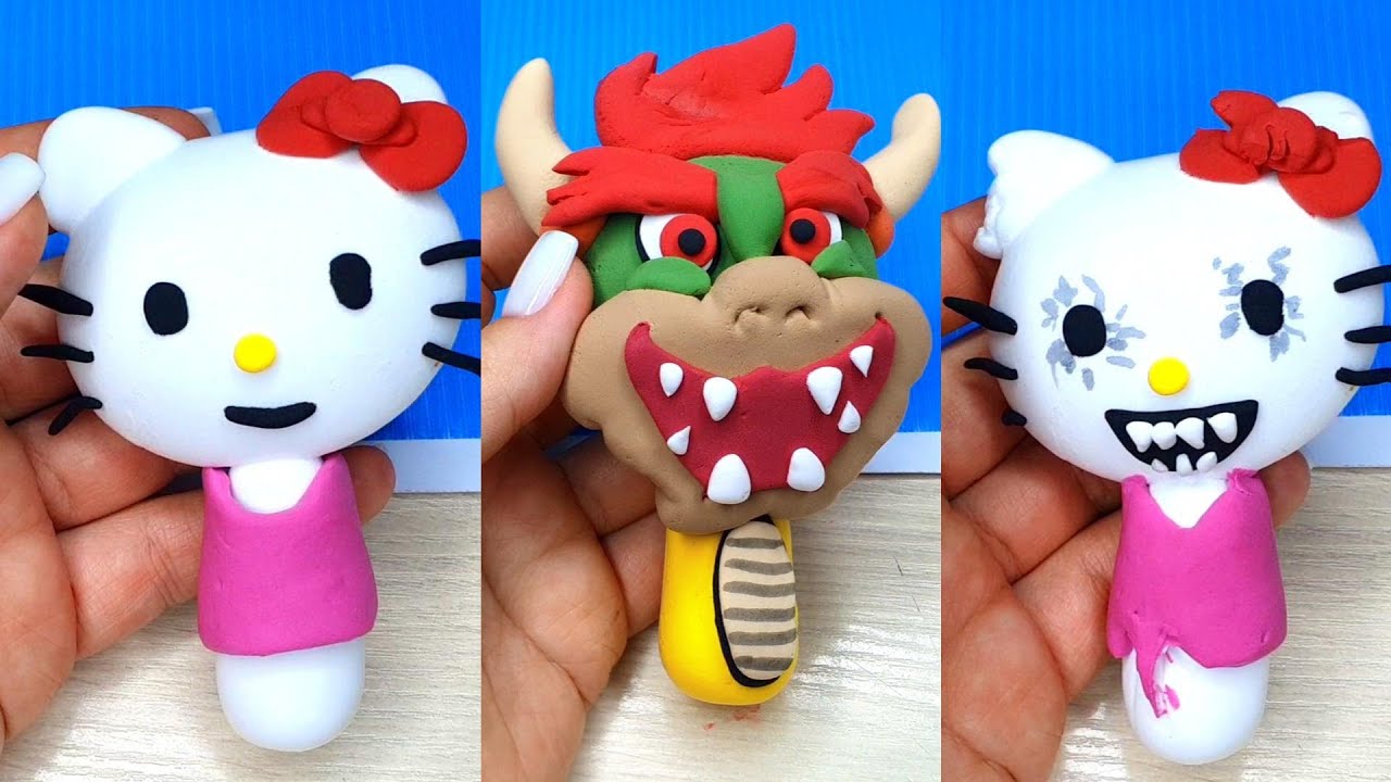 I made sprunki OC Hello Kitty Bowser - YouTube