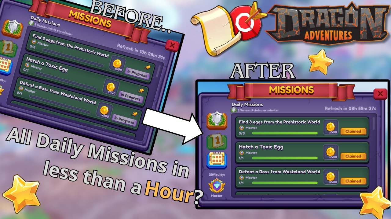 How To Complete All Daily Missions in Less Than a Hour (My methods ...