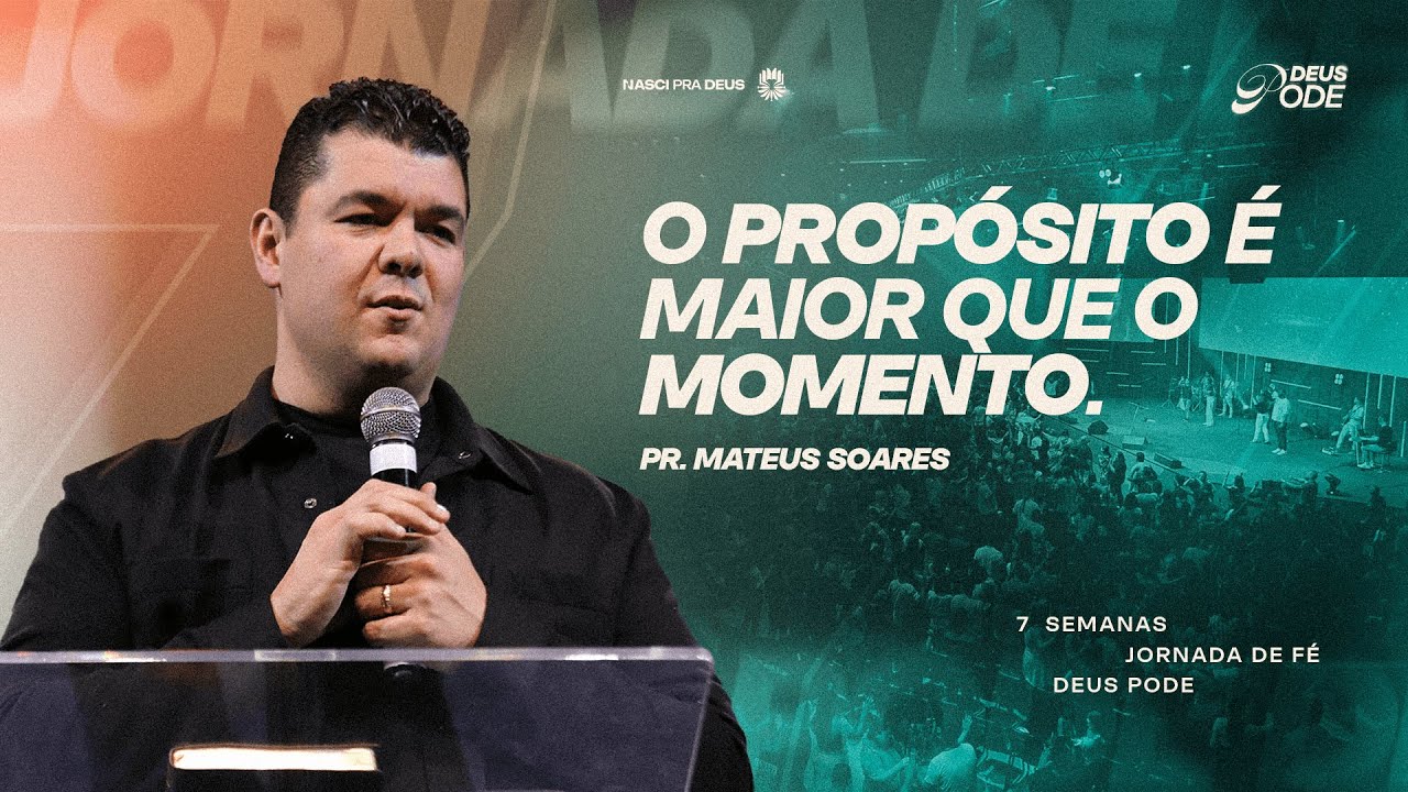 Pr. Matheus Soares - O propósito é maior que o momento. - YouTube
