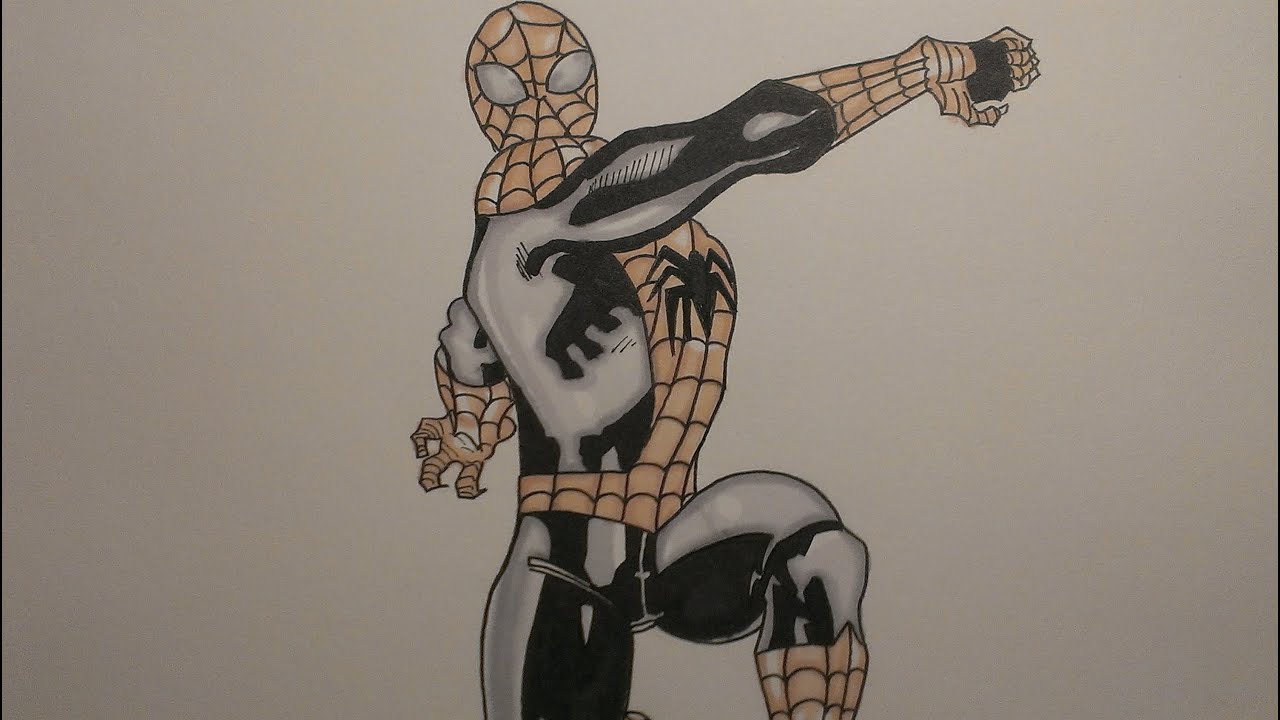 Drawing Superior Spider-man - YouTube