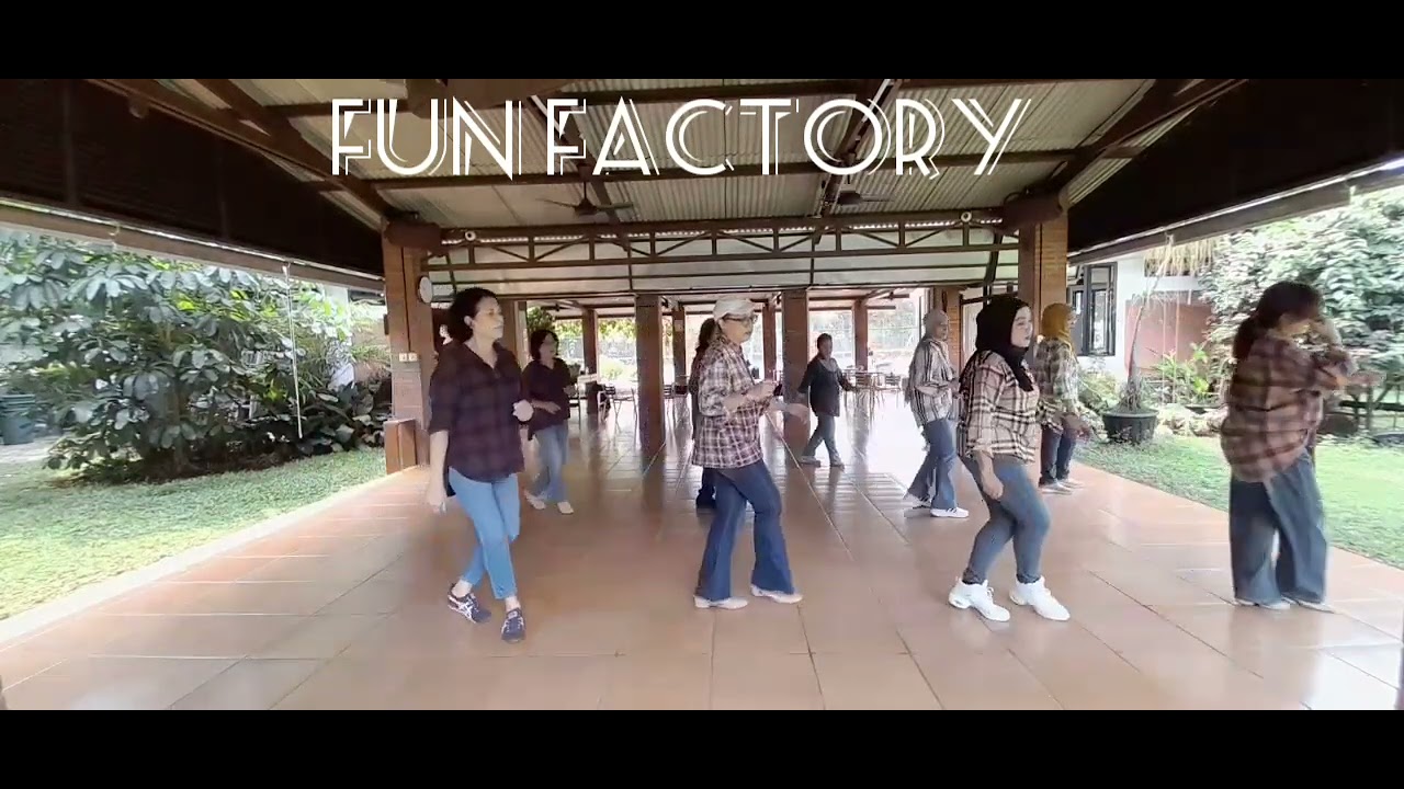Fun Factory Line Dance Demo Happy Dancing - YouTube