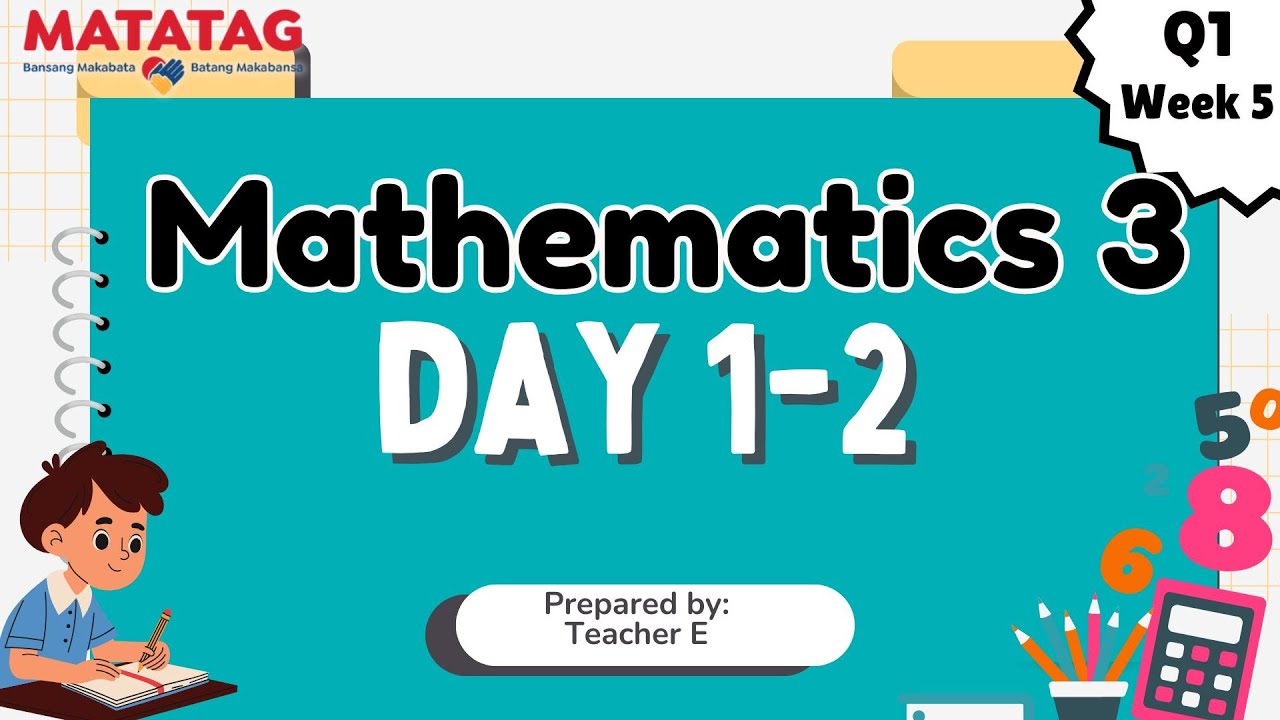 MATH 3- Quarter 1 Week 5 Day 1-2 (MATATAG Curriculum) - YouTube
