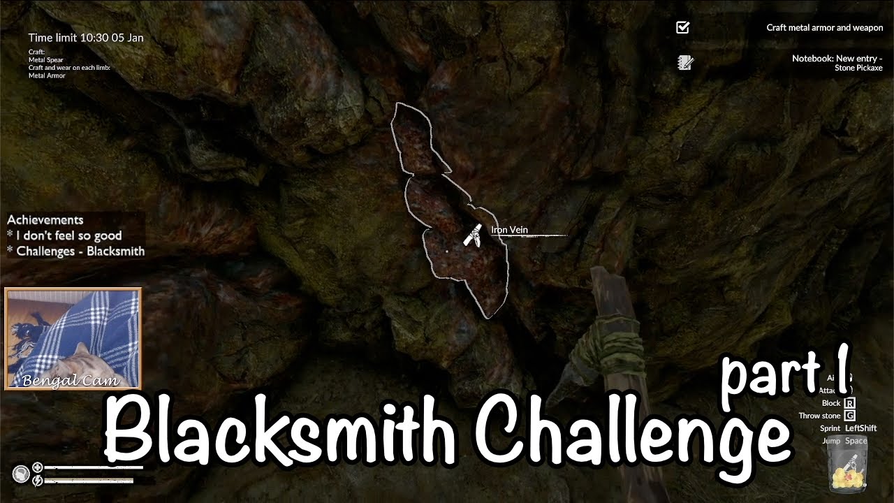 Green Hell Blacksmith Challenge part 1 - YouTube