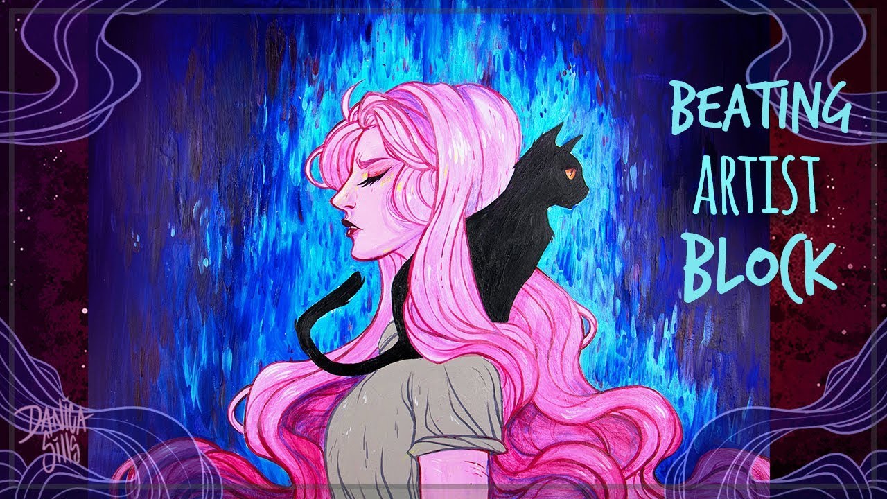 How to Beat Artist Block : Episode 1 • Acrylic Speedpaint - YouTube