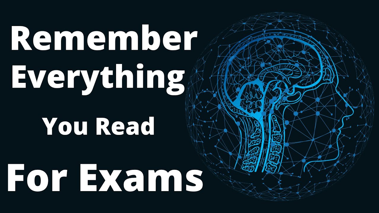 How to remember everything you read for exams? - YouTube