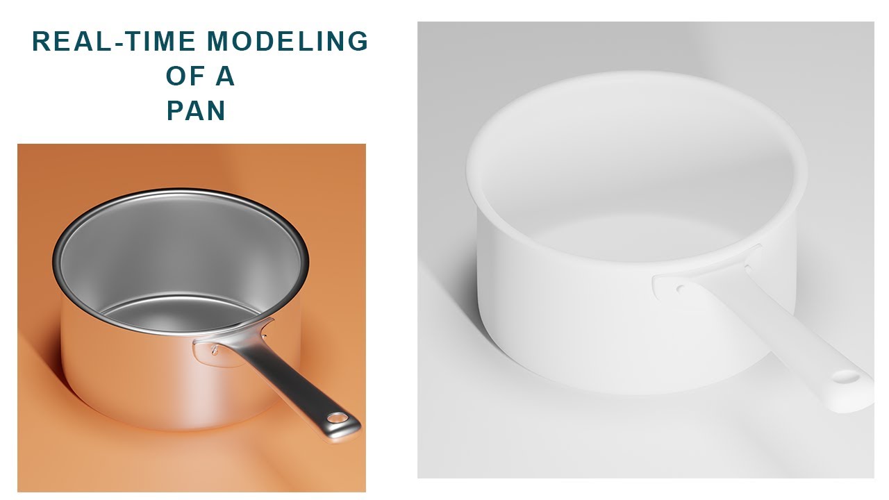 Full Real-Time 3D Saucepan Modeling in Blender – Step by Step - YouTube