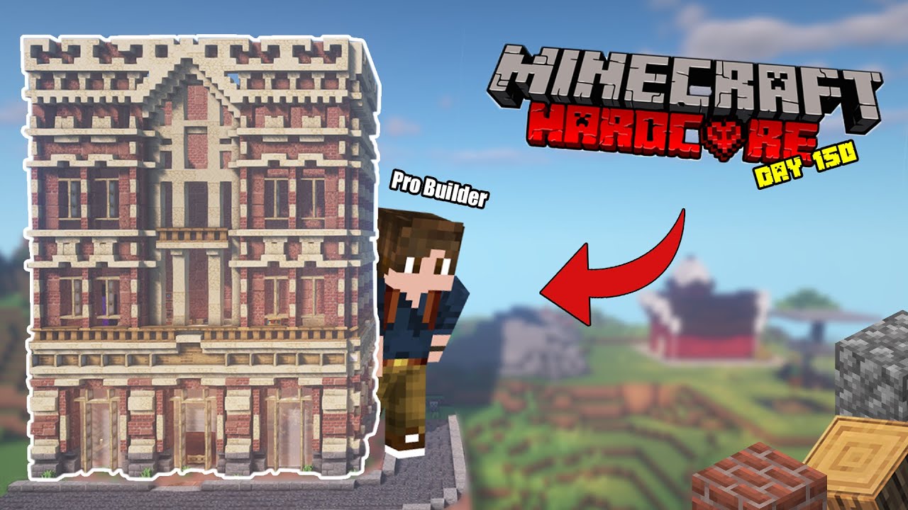 I Survived 150 Days in Hardcore Minecraft!!! (Minecraft Builder Edition ...