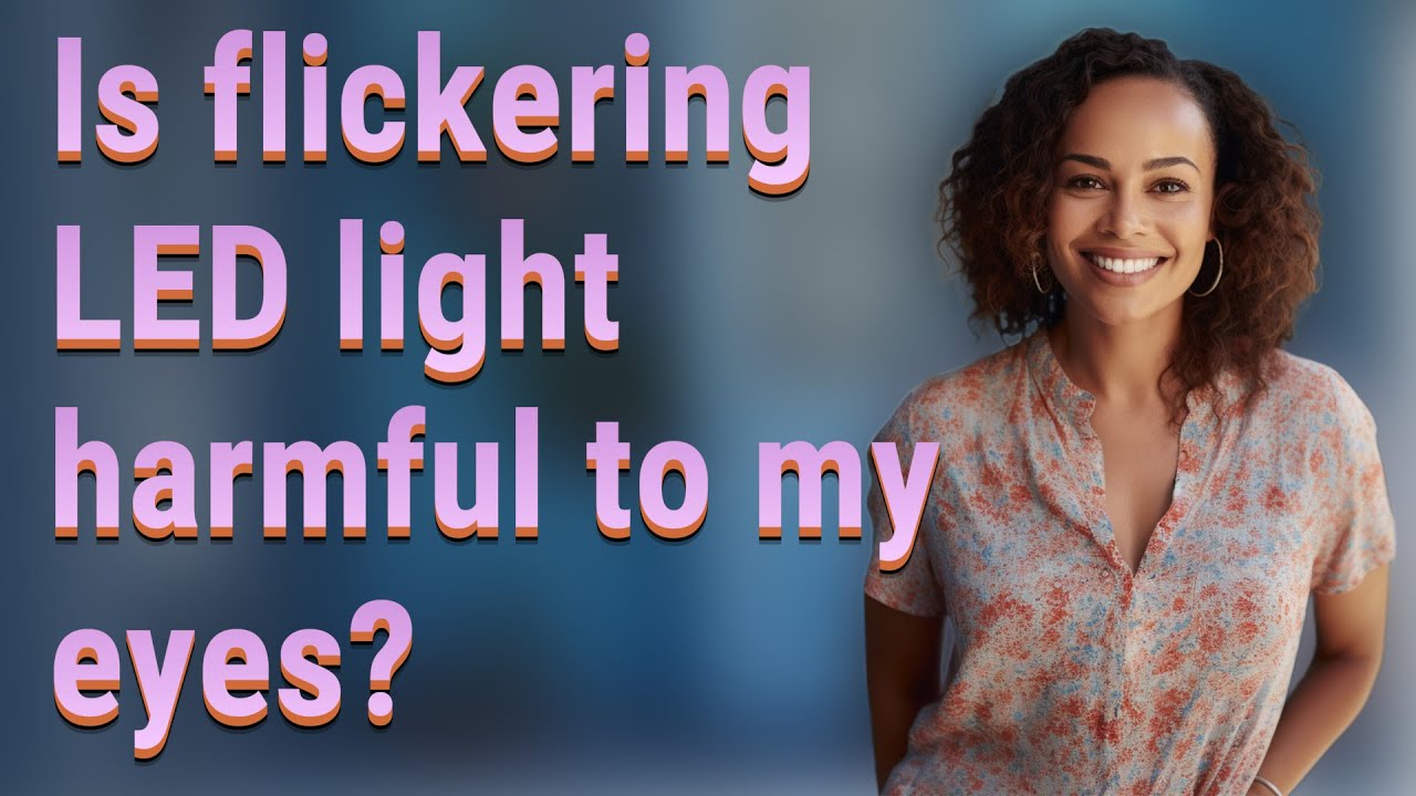 Is flickering LED light harmful to my eyes? - YouTube