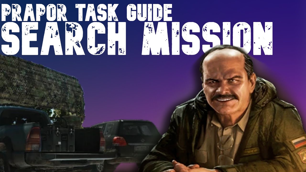 Prapor Task Guide: Search Mission | Escape From Tarkov (Cz/Sk) - YouTube