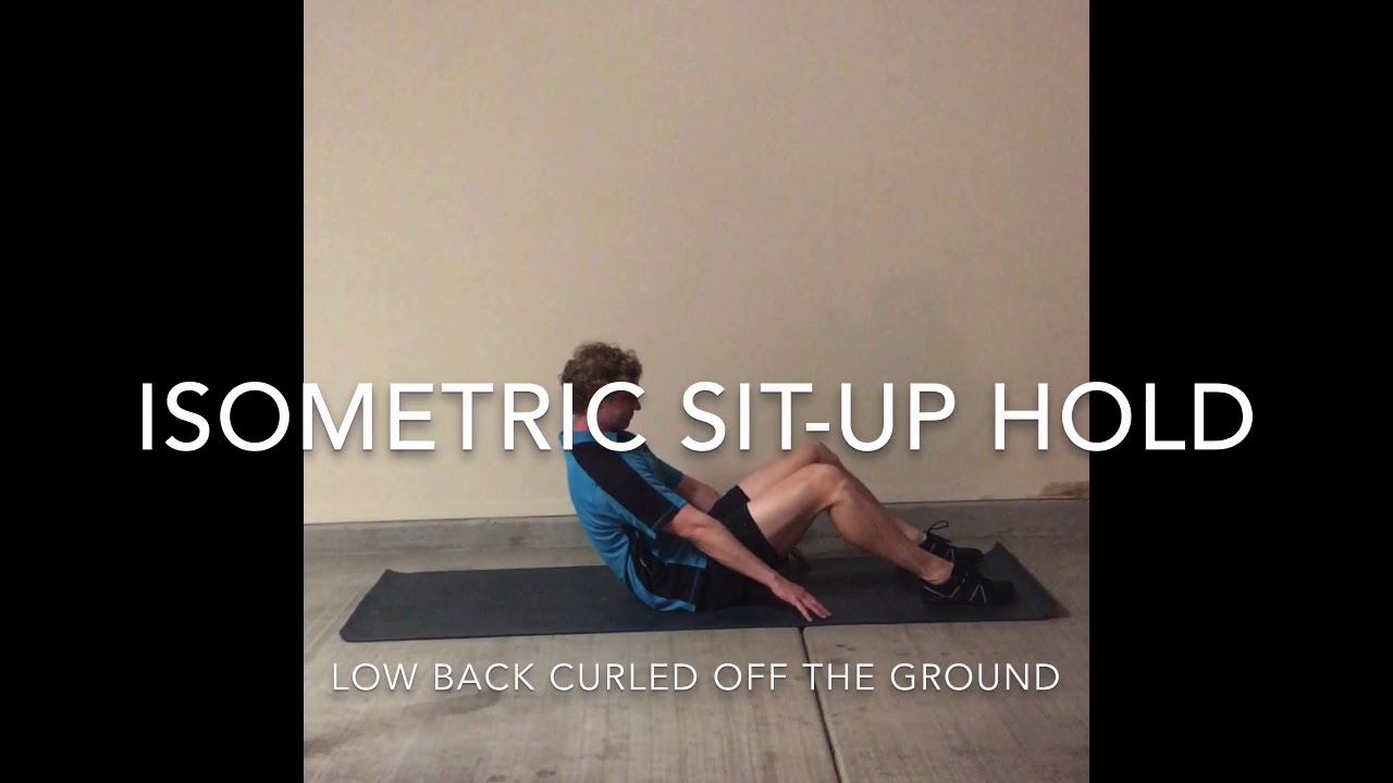 Isometric Sit-Up Hold - YouTube