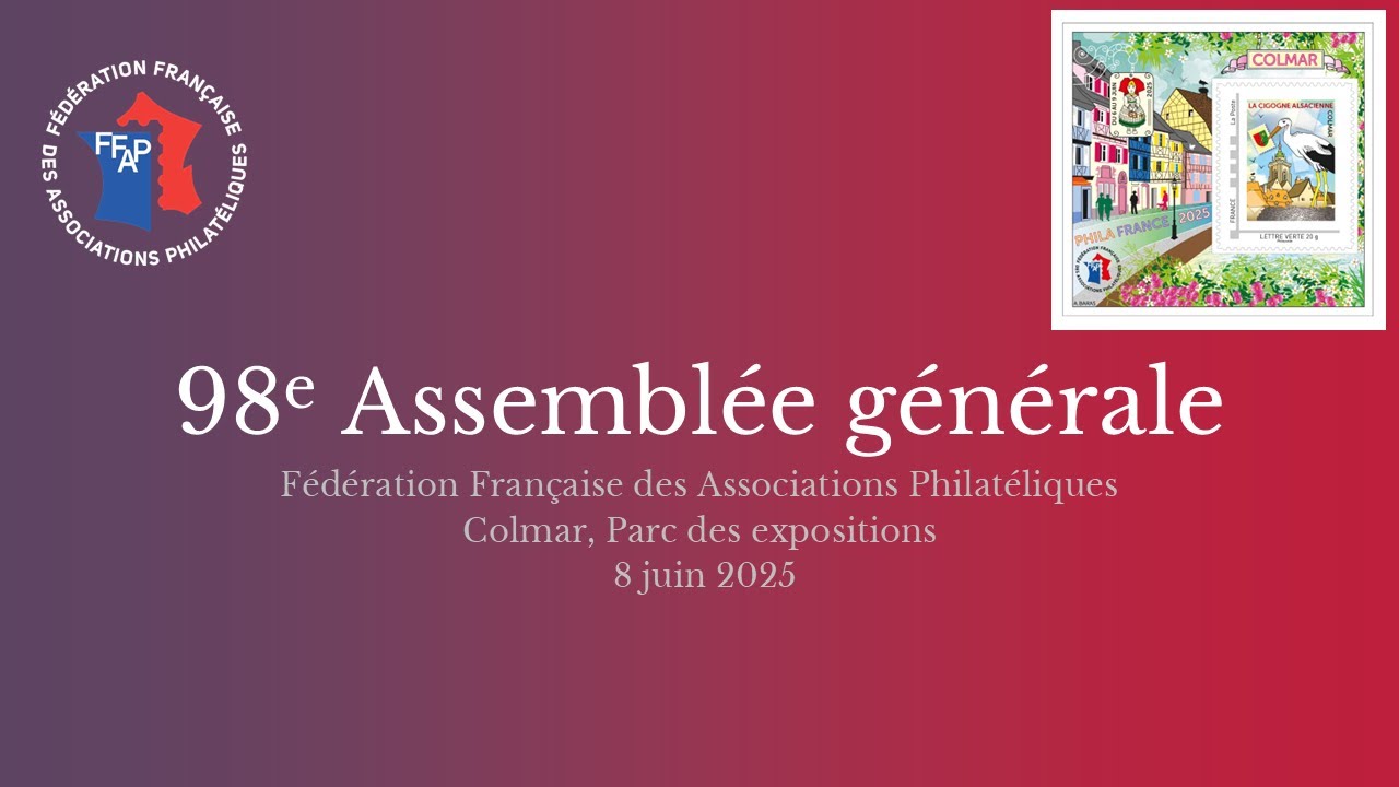 98e congrès de la FFAP - dimanche 8 juin - Espace Congrès Colmar Expo ...