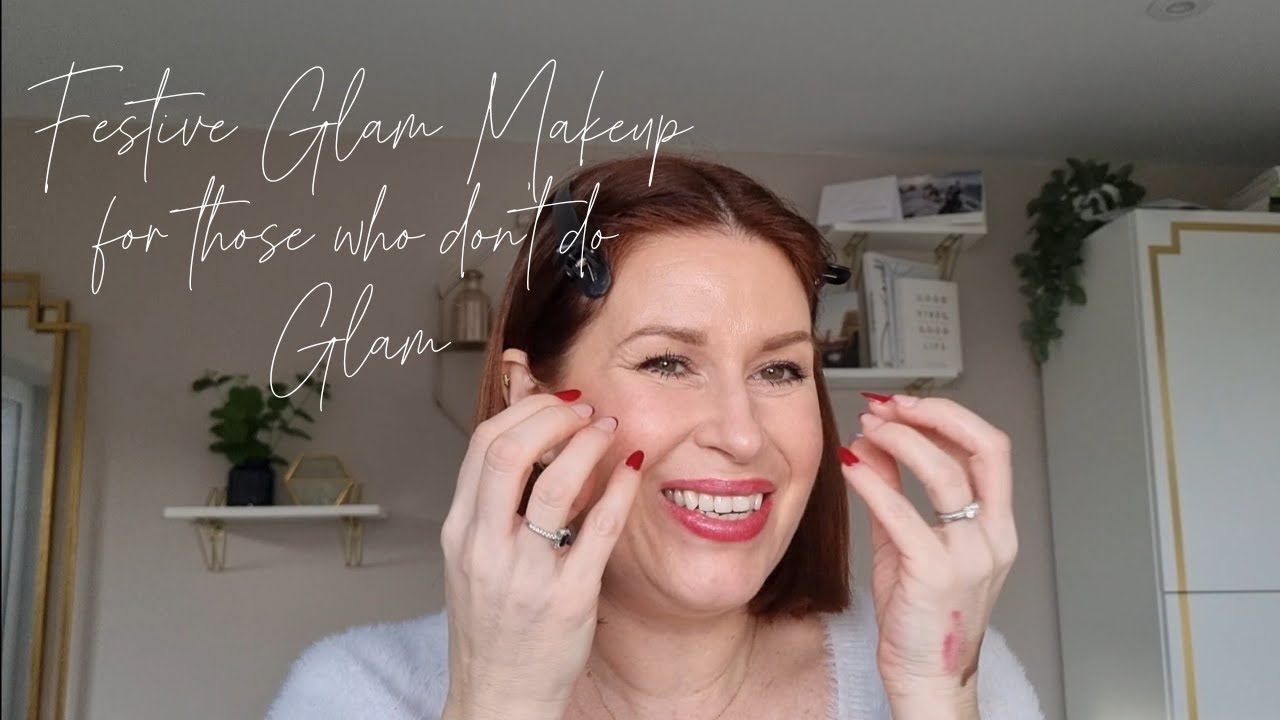 Festive Glam Makeup For Those Who Don't Do Glam - YouTube