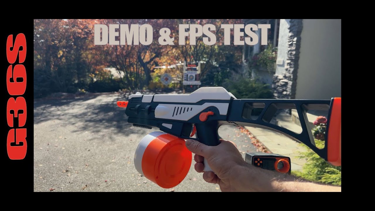 Demo & FPS: ICECAT G36S Gel Ball Blaster with Drum Mag (SRB1200 Clone ...